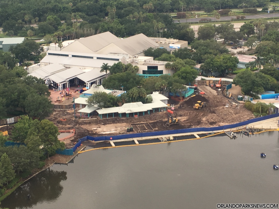AERIAL PHOTOS: Work on SeaWorld Orlando's New Roller Coaster Continues ...