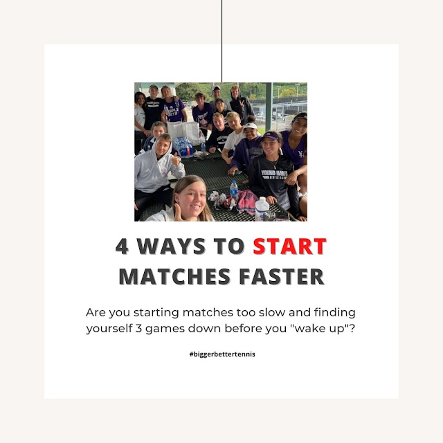 4 WAYS TO START FASTER IN MATCHES