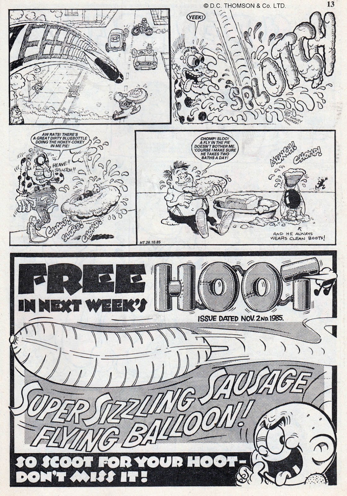 BLIMEY! The Blog of British Comics: It was a HOOT (1985)