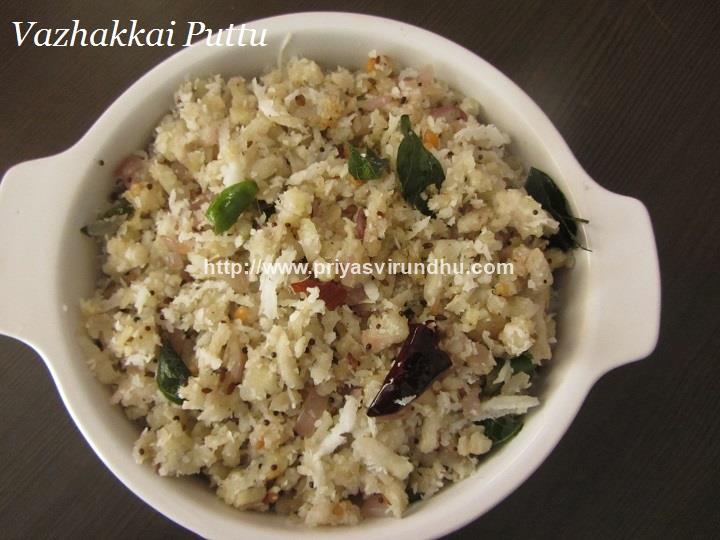 Priya's Virundhu: Puttu Varieties