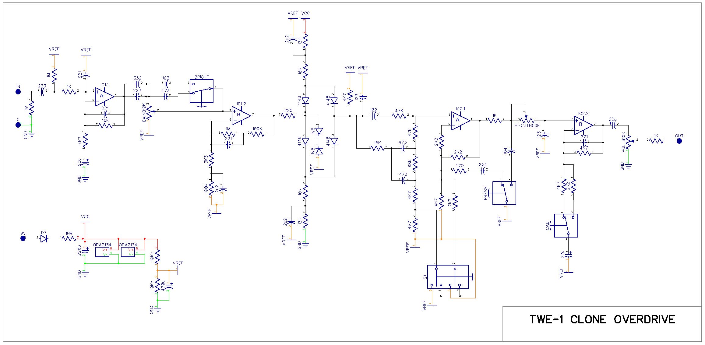 TWE-1 Clipping section