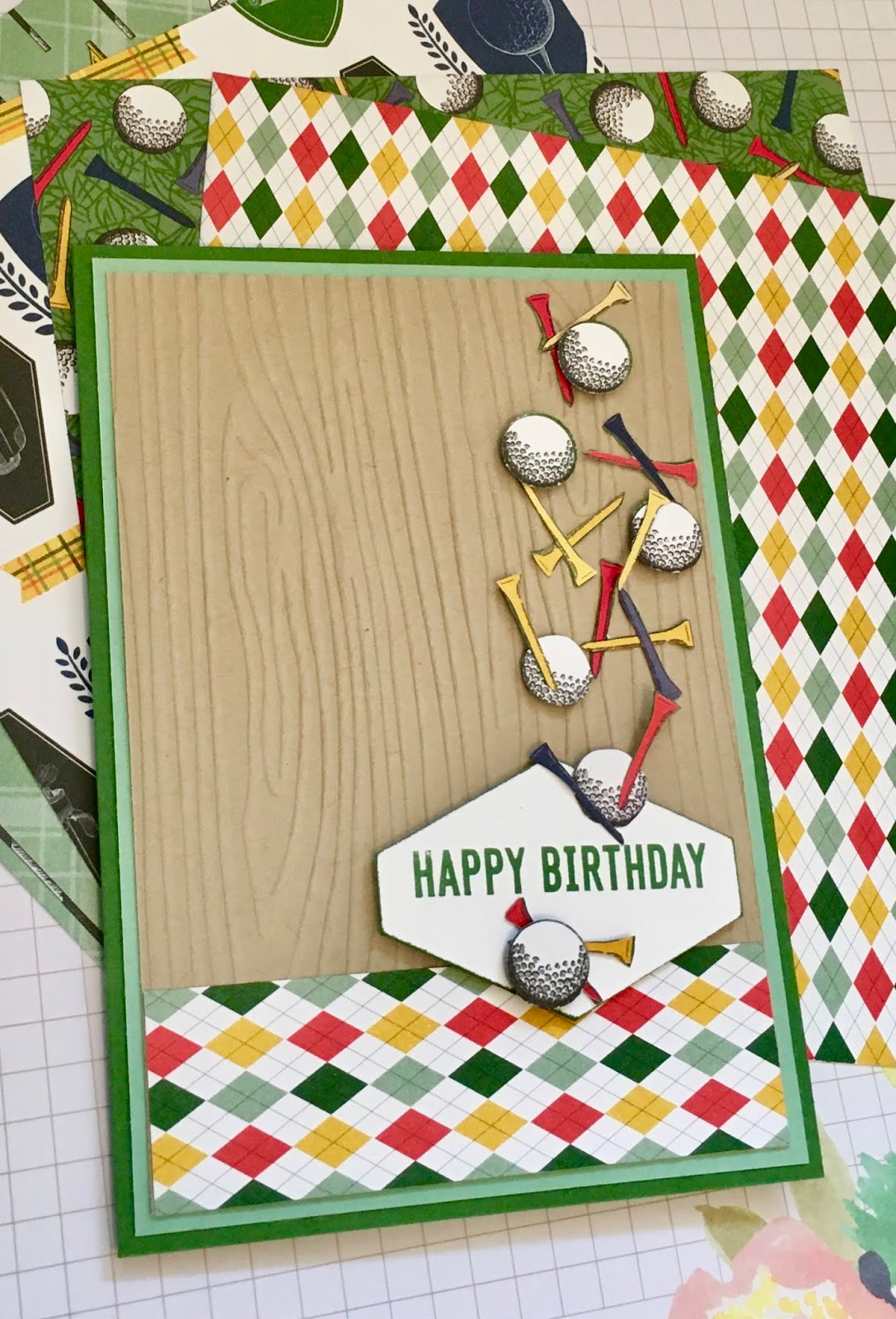 KraftingK: Golf..... Country Club designer paper