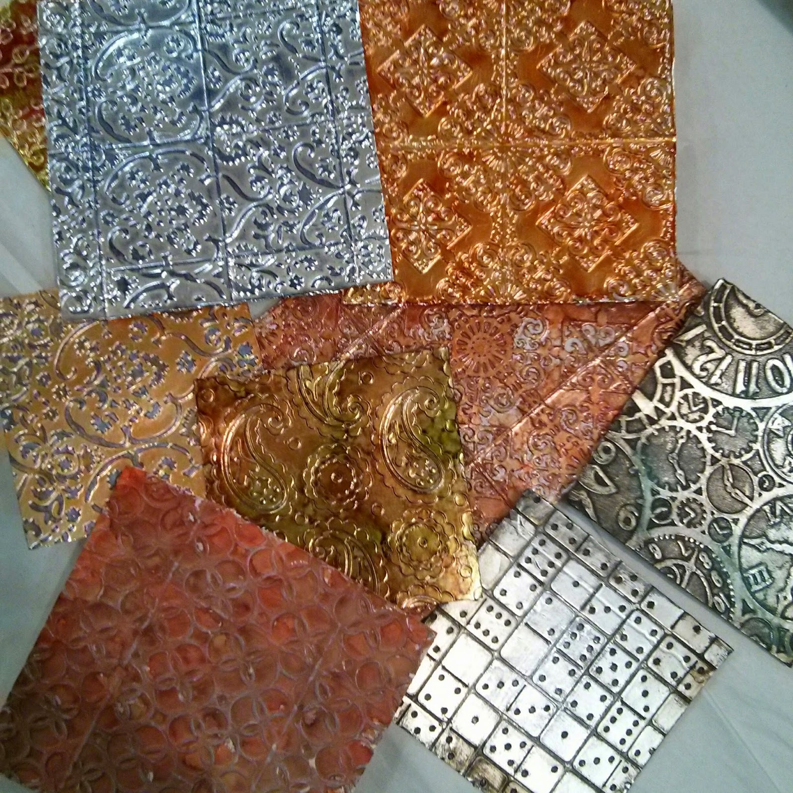 Dragonfly Dreamers: Faux metal embossing tutorial