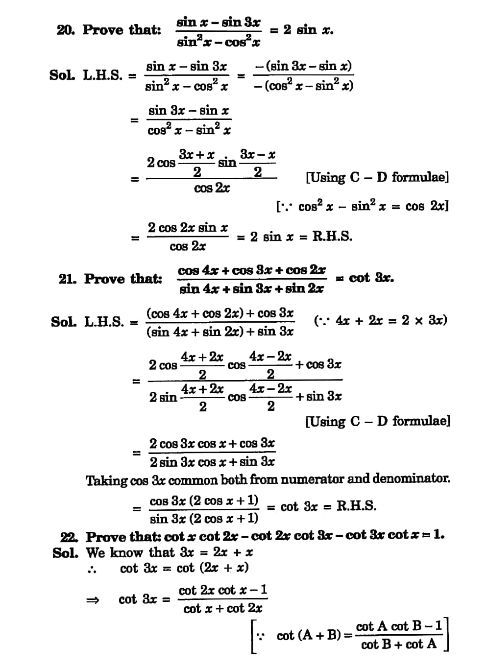Trigonometric functions class 11 math - Studypur