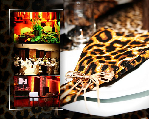 Até o dia do casamento: Decoração com animal print: onça