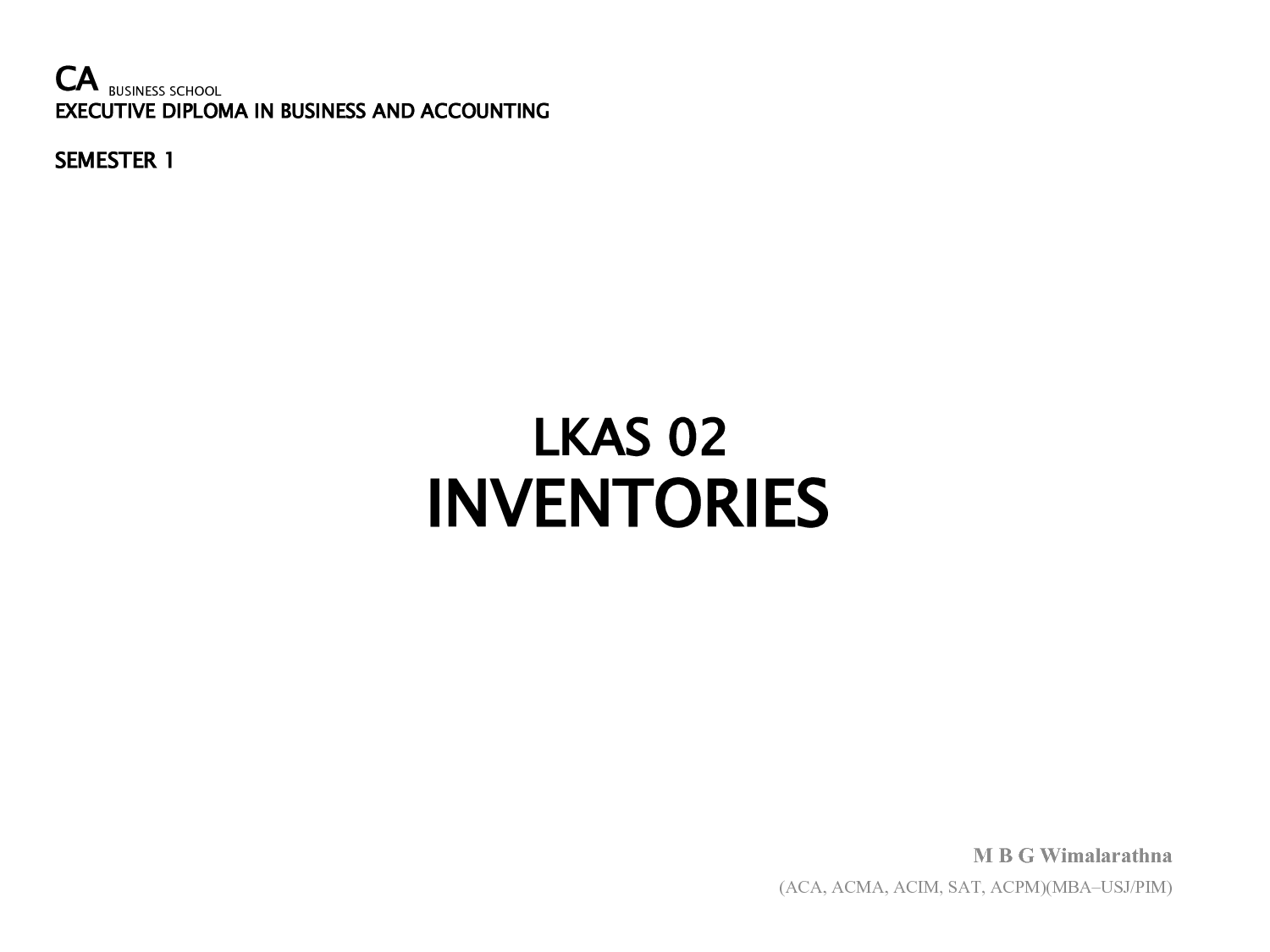 LKAS-2 Presentations : I am Puvi-C A Student Charted Accountant I Am ...