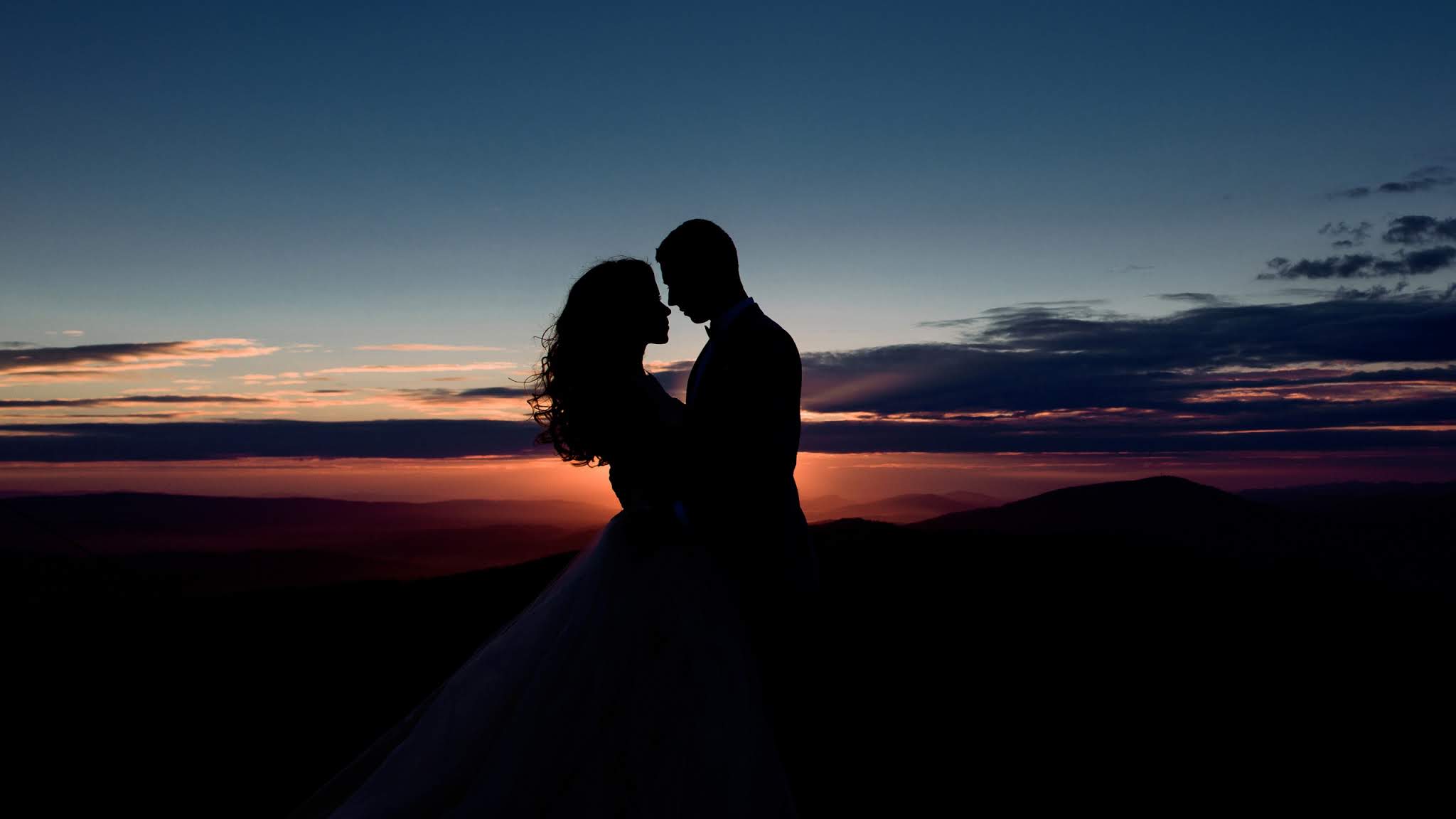 Romantic Couple Sunset