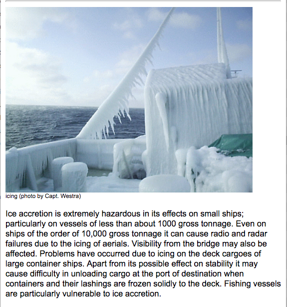 David Burch Navigation Blog: Vessel Icing: Resources and References