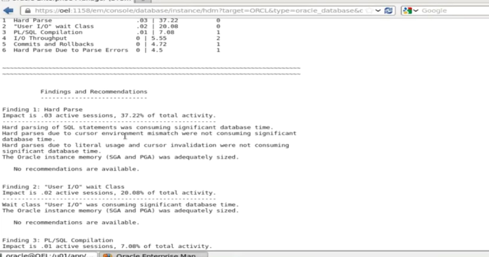 Chaitanya Oracle Dba Blog Addm Report In Oracle For Performance Tuning