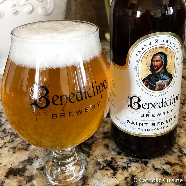 Catholic Cuisine: Saint Benedict Farmhouse Ale