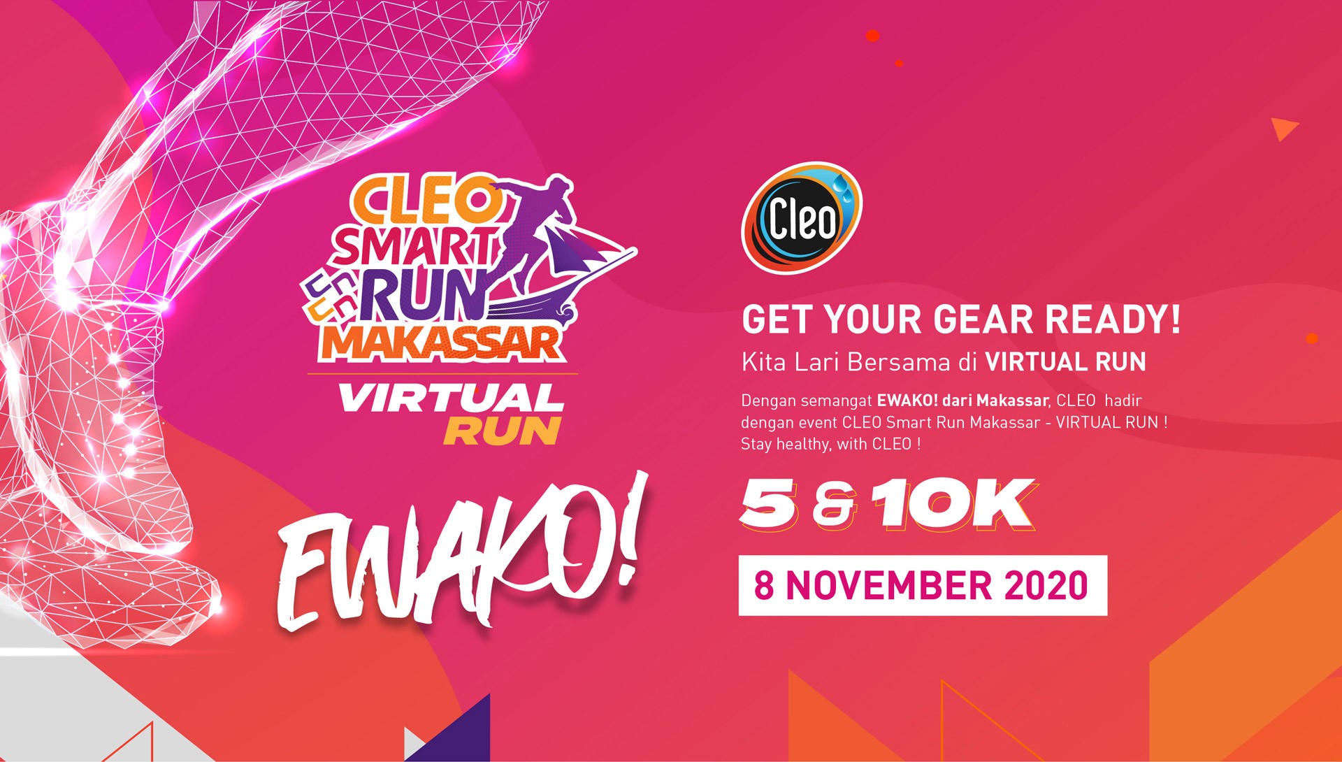 Cleo Smart Virtual Run • 2020 – LariKu.info