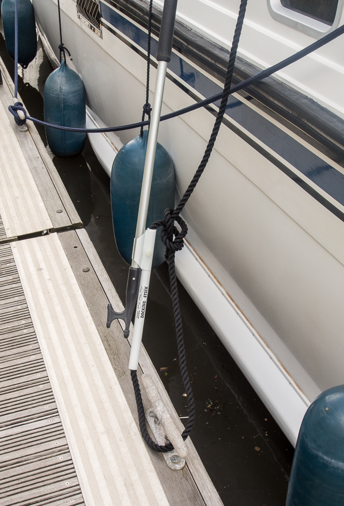 Starting life aboard: Flying the flag and new docking sticks