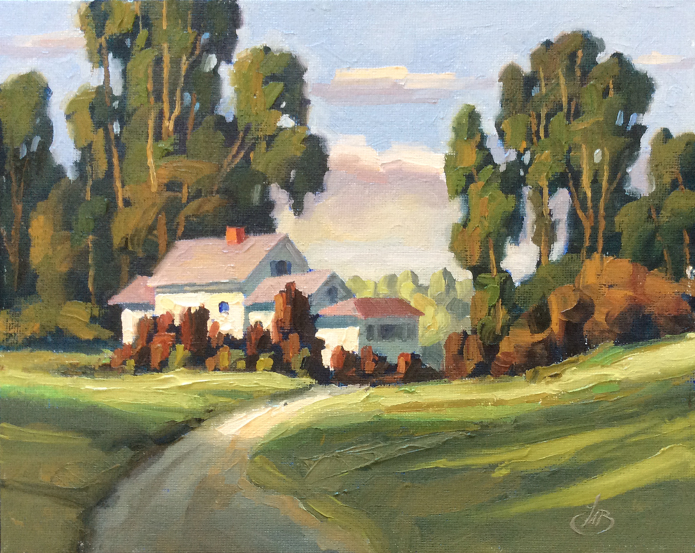 TOM BROWN FINE ART: HOME SWEET HOME, TOM BROWN LANDSCAPE
