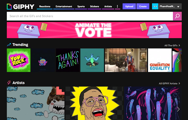 Phạm Hoài Nhân: Từ GIF đến GIPHY