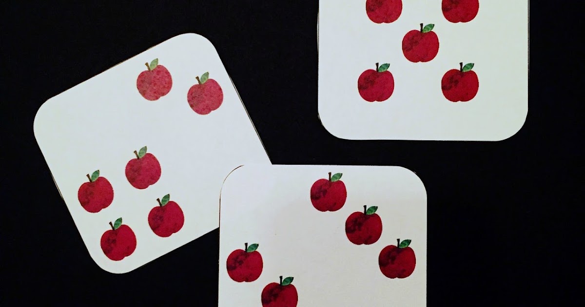 The Simplified Classroom: Apple Subitizing Cards