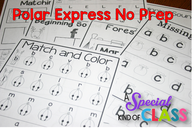 A special kind of class: Polar Express alphabet