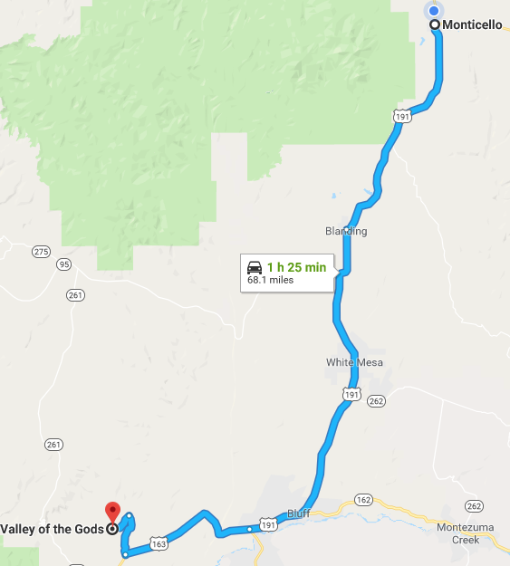 The Southwest Through Wide Brown Eyes: Valley of the Gods Travel Guide.