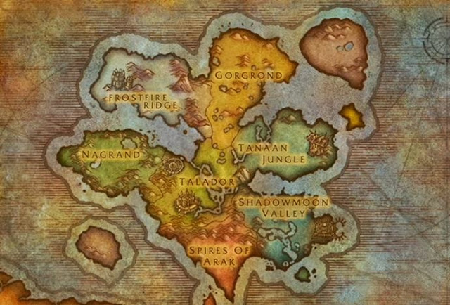 Warlords of Draenor: Maps and Zones