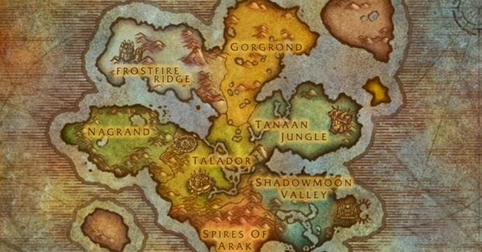 Shadowmoon Valley Map