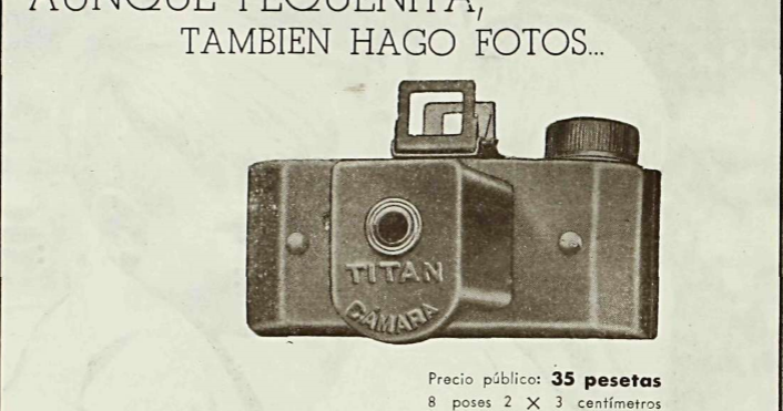 Cámaras Antiguas: Titan. El pequeño coloso español