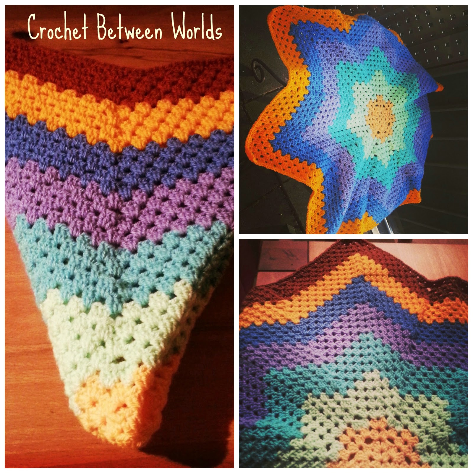Crochet between worlds: Granny Star Blanket - Love it!