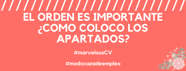 Infografía: ¿Cómo coloco los apartados?