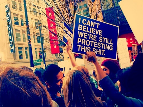 Rough Draft to Good Copy: I Can’t Believe I Still Have to Protest this Shit