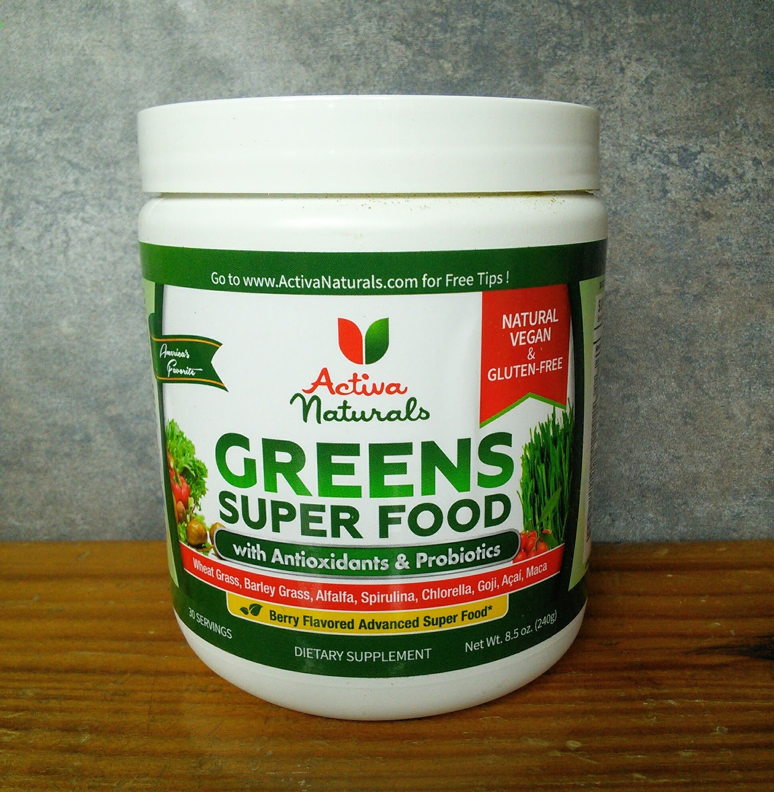 This delicious green supplement also has a berry taste to it so it ...