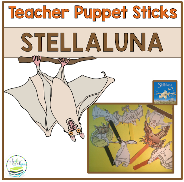 STELLALUNA TEACHER PUPPET STICKS ~ Book Units by Lynn