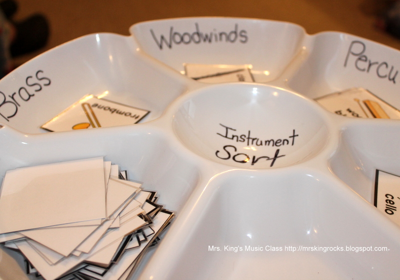 Mrs. King's Music Class: Dip Tray Workstations: Instrument Families and ...