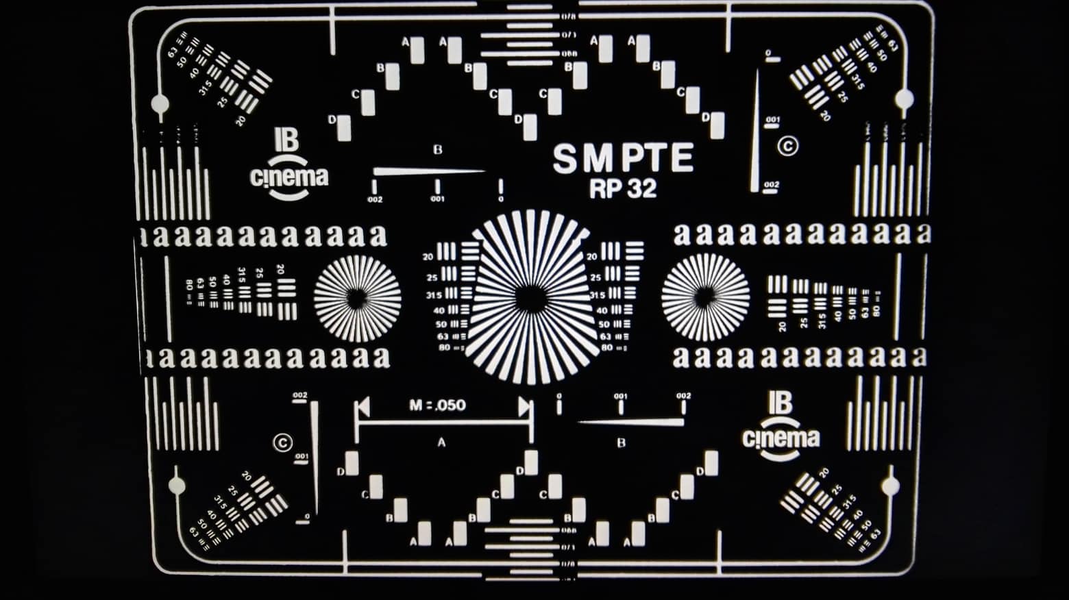 MI MUNDO EN SUPER-8: SMPTE TEST FILM STRIPE