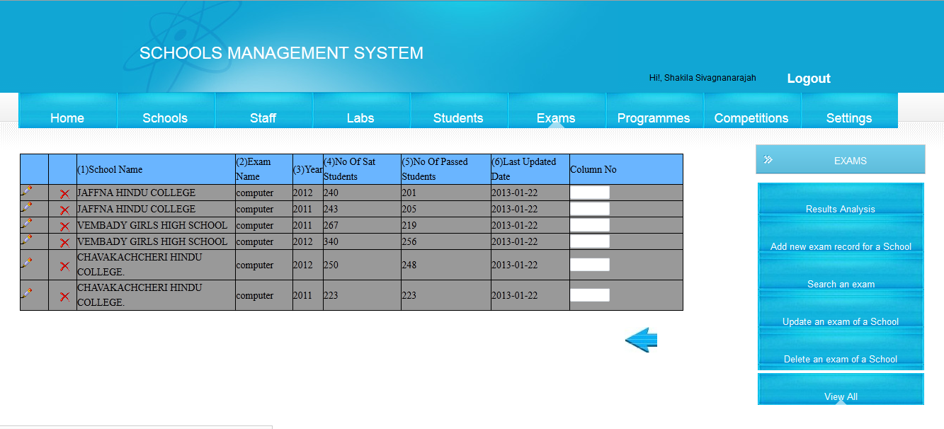 School Management System (SMS)
