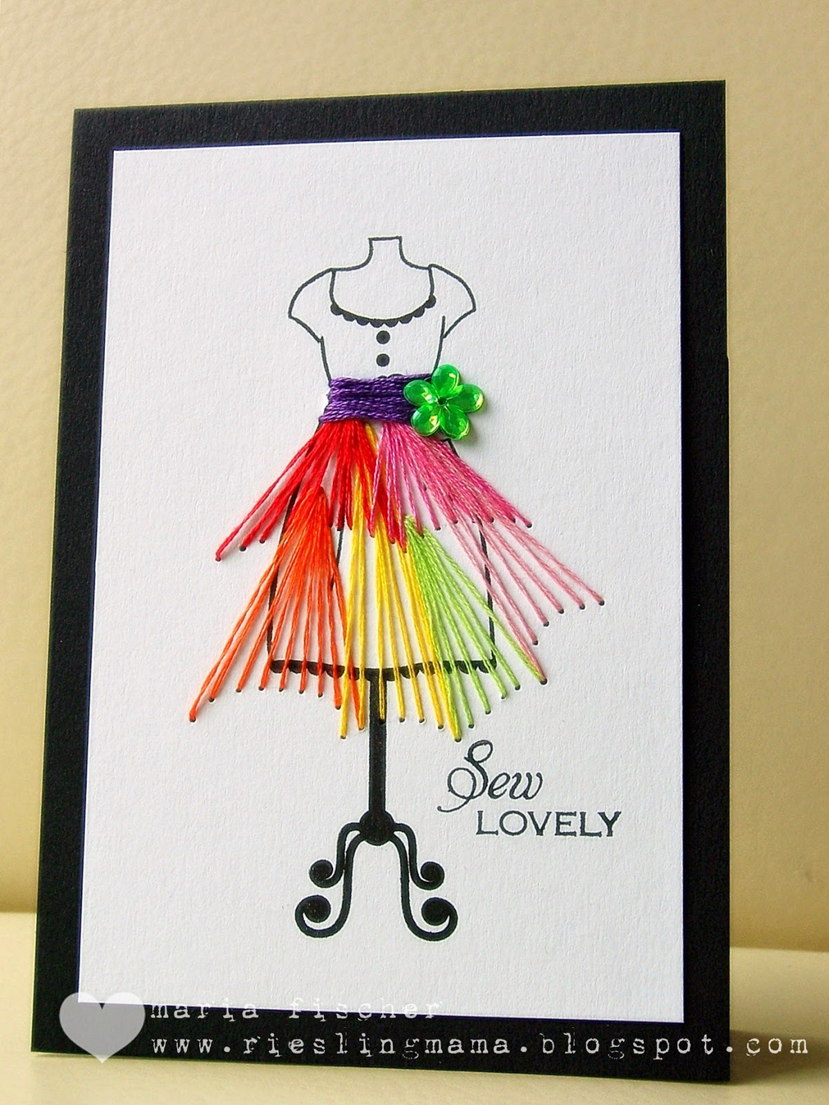 rieslingmama: string art stitching (Virginia's View)