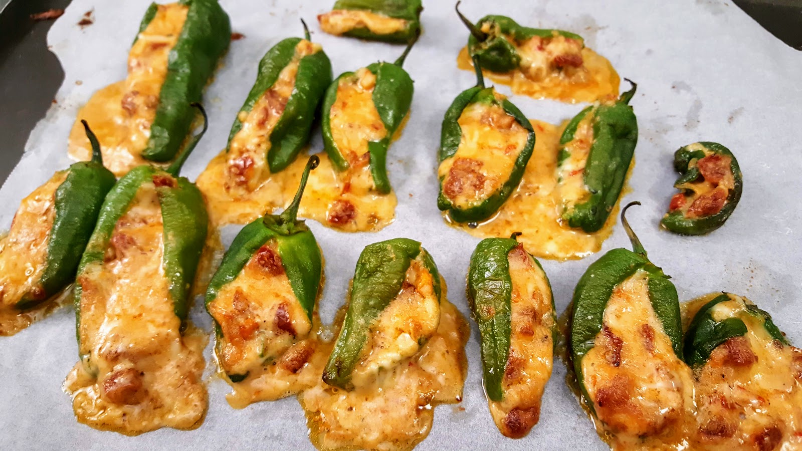 Piments Padrón farcis