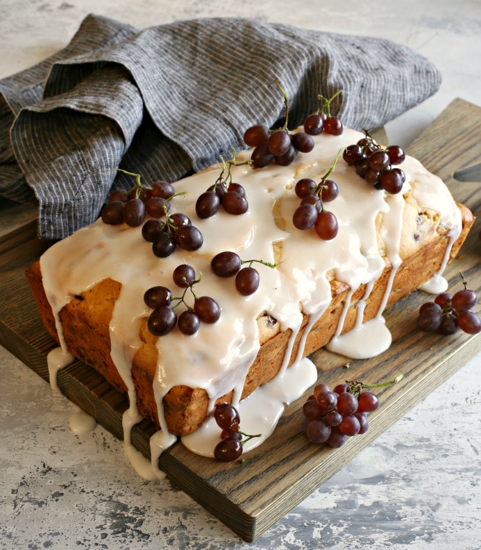 Hungry Couple: Champagne Grape Loaf Cake
