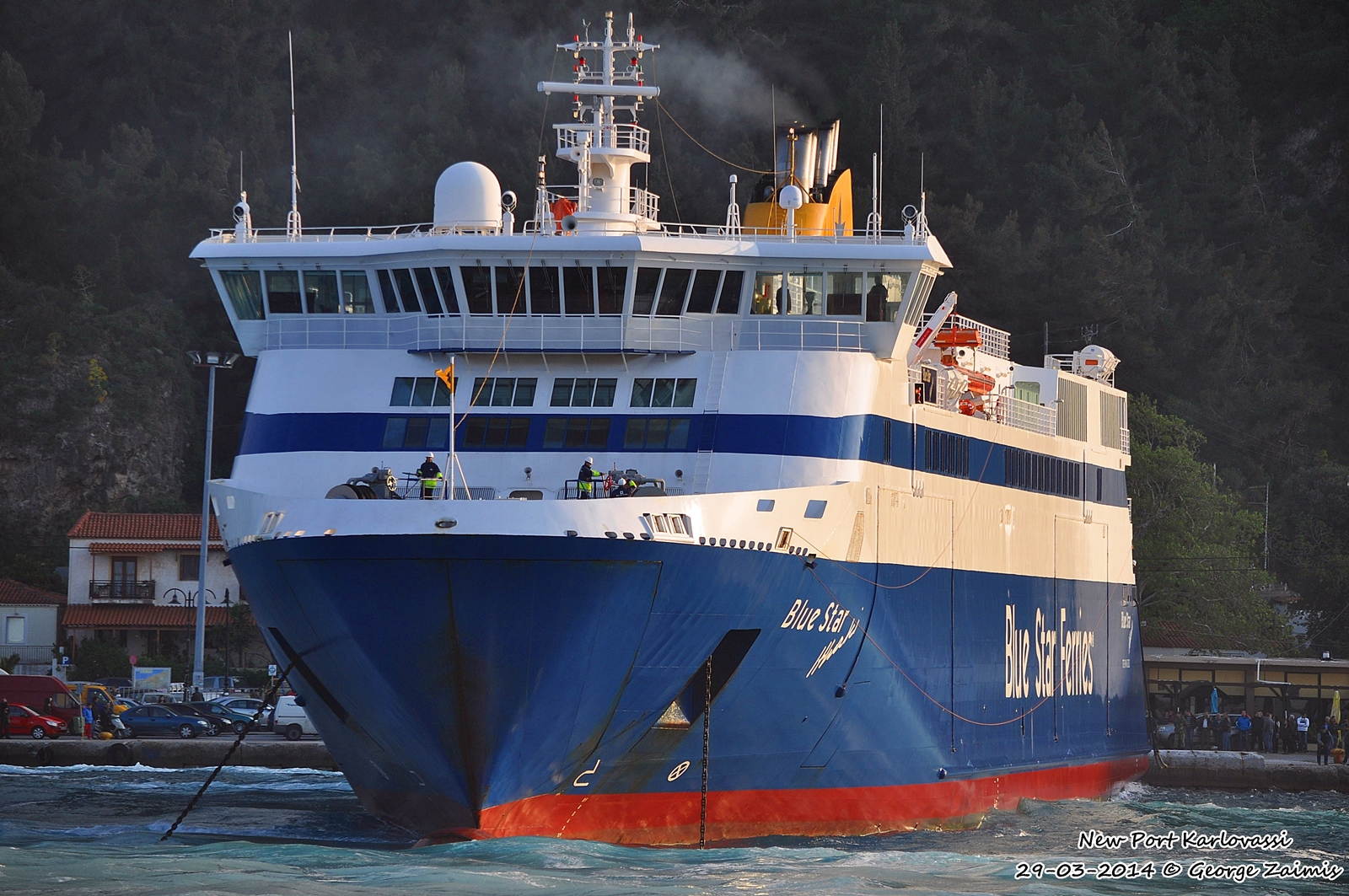 New Port Karlovassi: Πριν 2 χρονια - Το Blue Star Ithaki για τριτη φορα ...