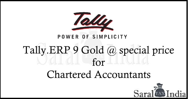 Tally.ERP 9 Gold at Discounted price for CA!