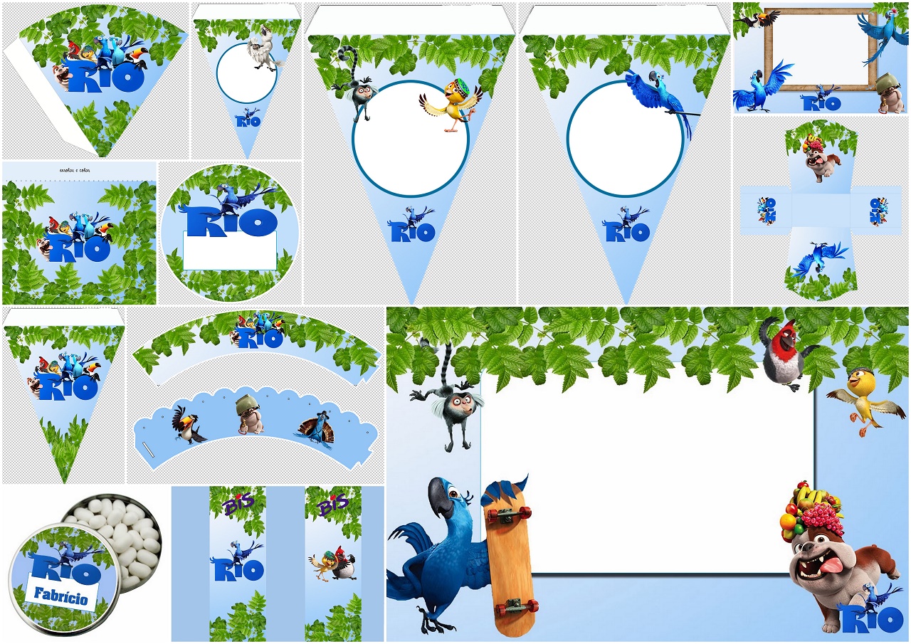 Rio Free Printable Party Kit. - Oh My Fiesta! in english