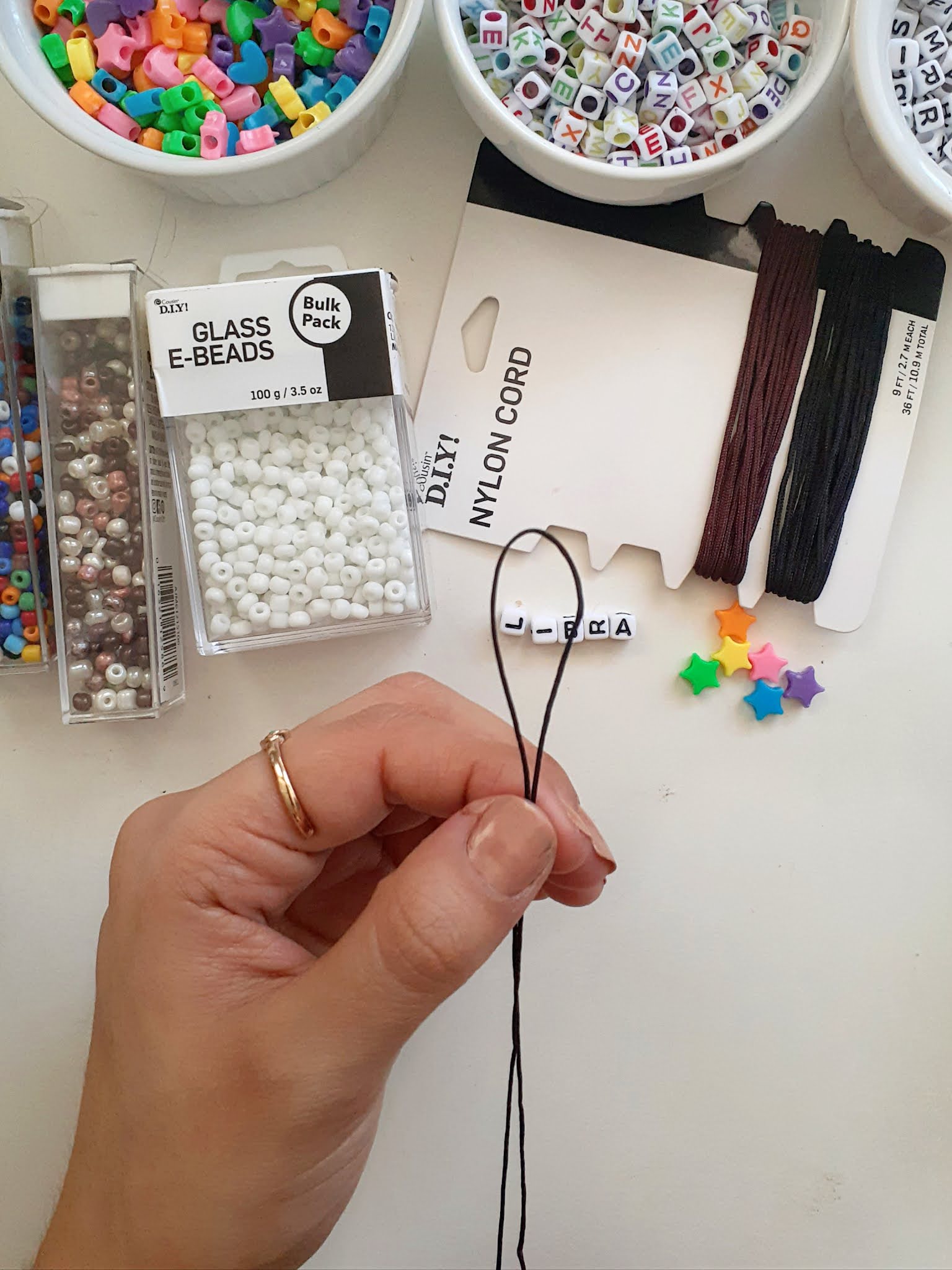 DIY Beaded Phone Charm - Opal Crown