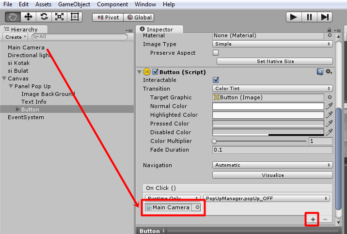 Unity Tutorial Indonesia : Mobile - UI Panel Pop Up [part 3/3]