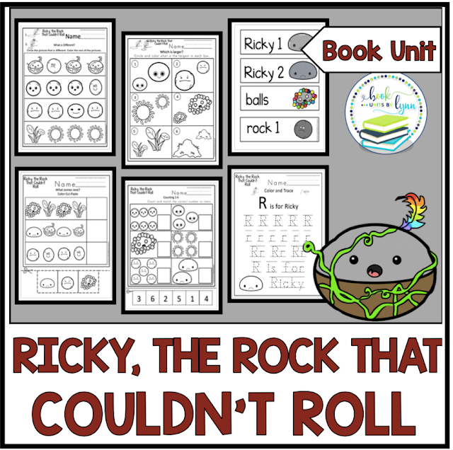 RICKY, THE ROCK THAT COULDN'T ROLL BOOK UNIT ~ Book Units by Lynn