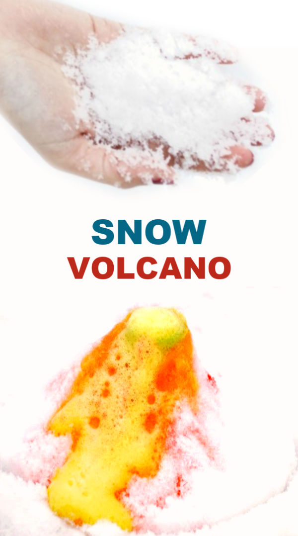 Snow Volcano Experiment