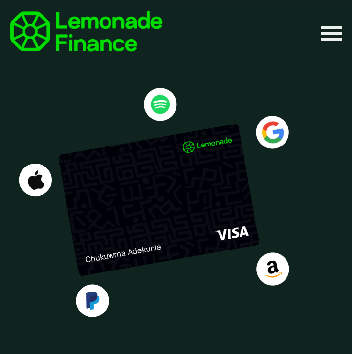 Lemonade Finance App - Borderless Payment For Africans » Temmybiz Sports