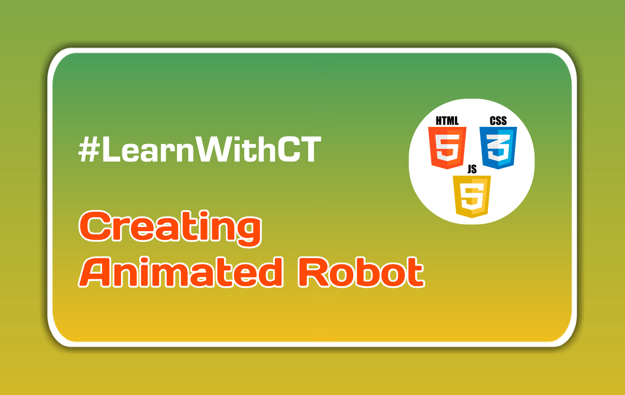 Animated Robot Using Html Css And Javascript Coding Taggers
