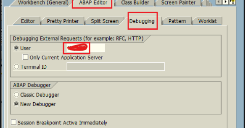 SAP ABAP External Debugging/Remote Debugging Steps
