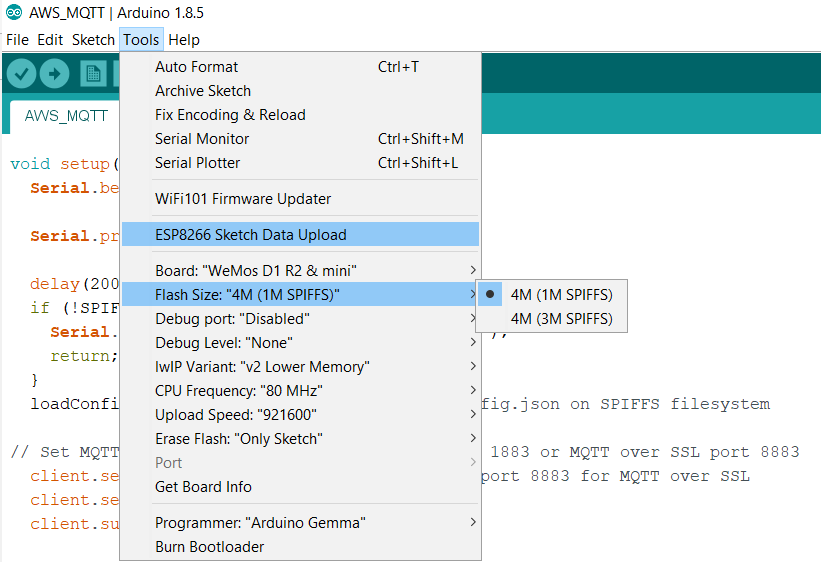 Seand Esp8266 Flash File System