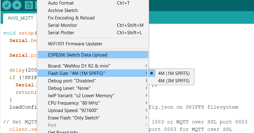 SeanD: ESP8266 Flash File System