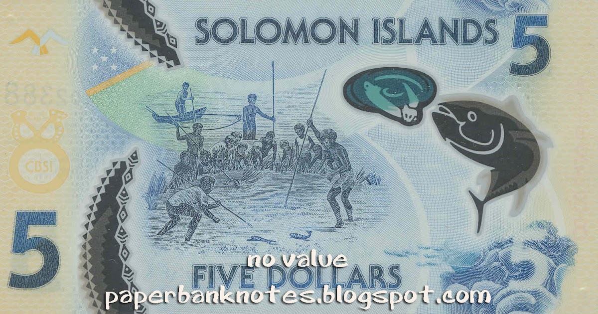 world polymer: Solomon Islands - $5 ND2019 Polymer Note, United Nations ...