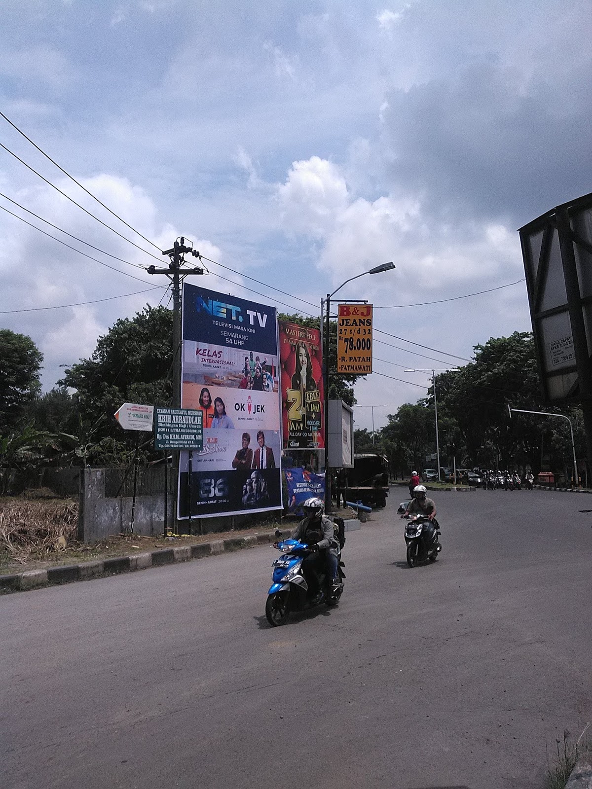 Baliho Event Promo Outdoor NET TV di Semarang