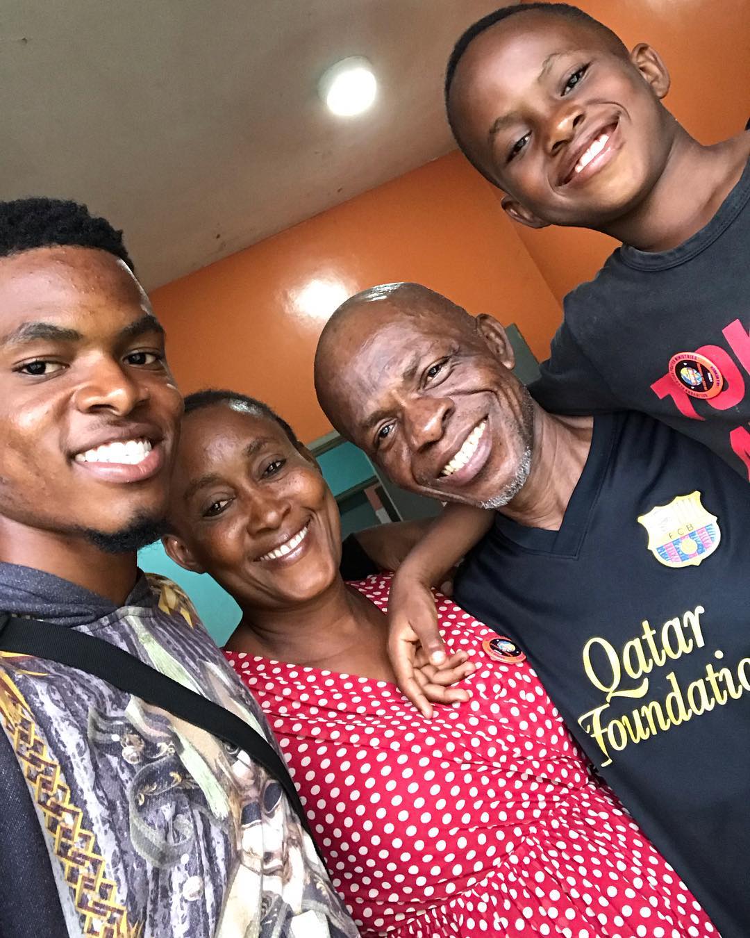 Special Nedu parents and elder brother